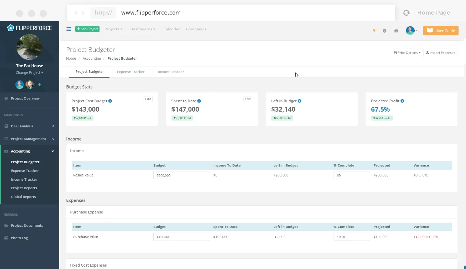 FlipperForce House Flipping Software